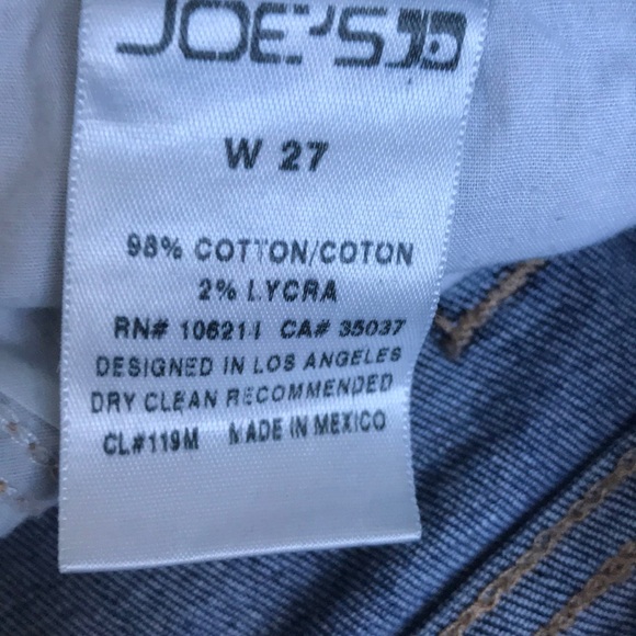 Joe's Jeans | Pants & Jumpsuits | Intervened Blue Jeans By Magda Henao ...